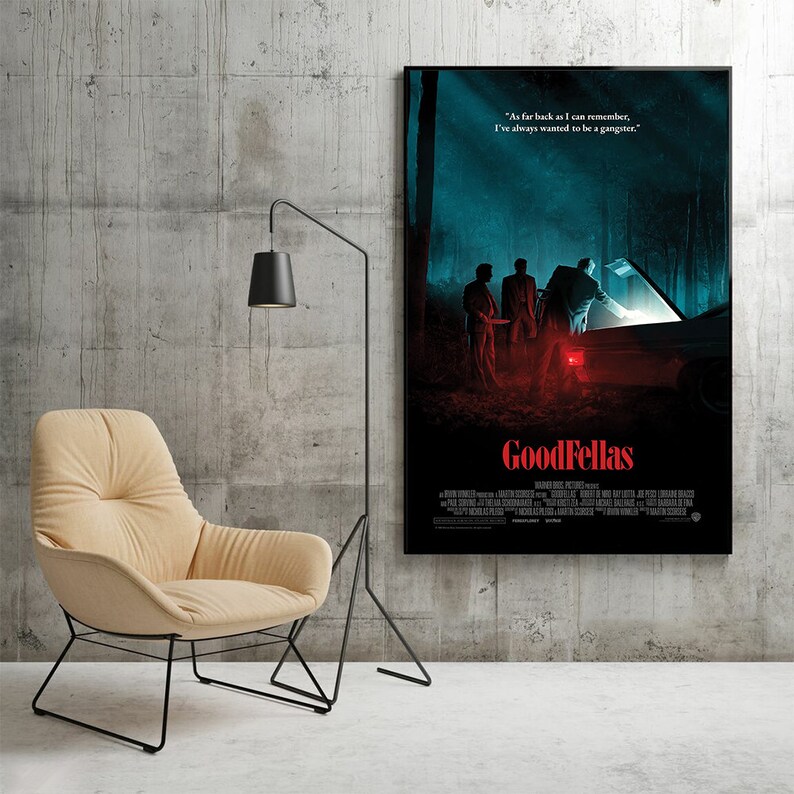 Goodfellas 1990 Poster, Movie Poster, Goodfellas Print, Canvas Film ...