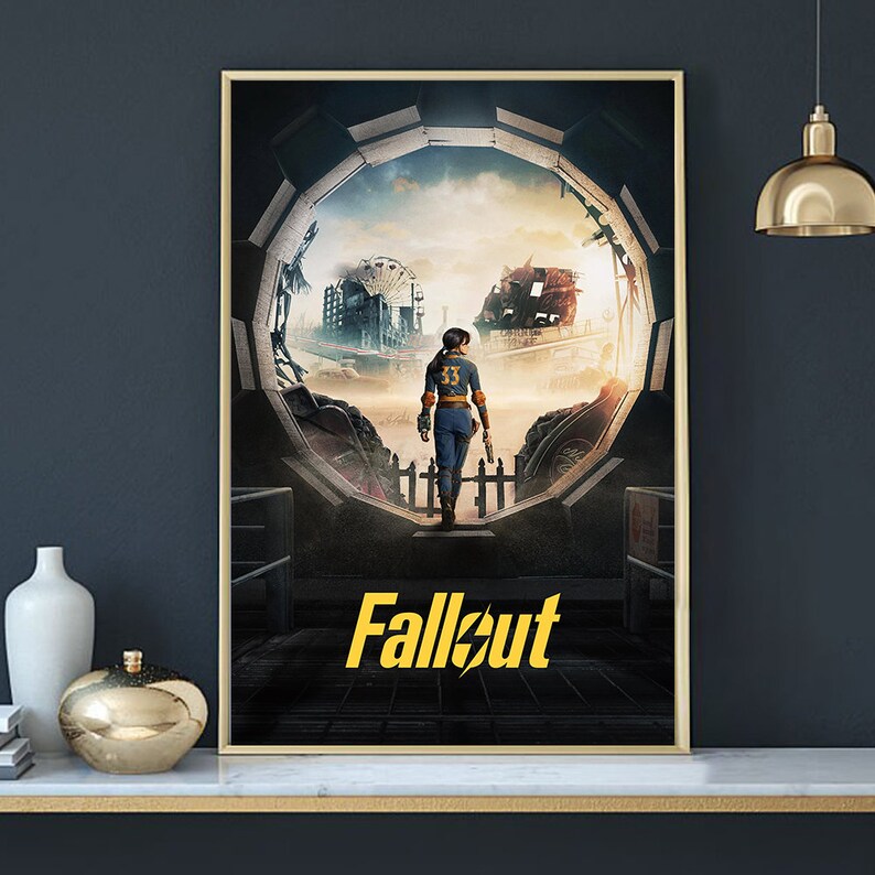 Fallout 2024 Poster, Movie Poster, Fallout Print, Canvas Film Posters ...