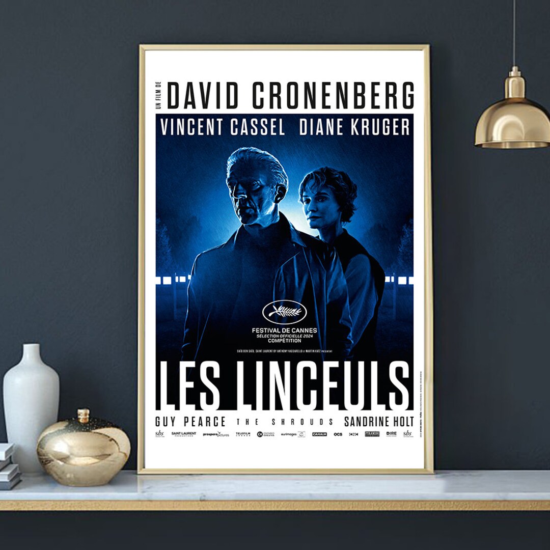 The Shrouds 2024 Poster, Movie Poster, Shrouds Print, Canvas Film ...
