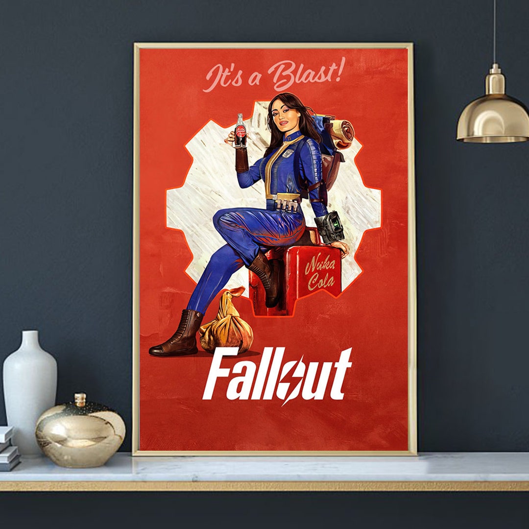 Fallout 2024 Poster, Movie Poster, Fallout Print, Canvas Film Posters ...