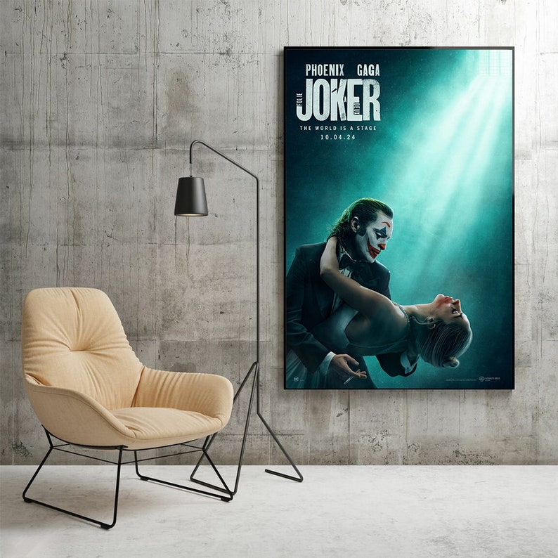 Joker Folie à Deux 2024 Poster, Movie Poster, Joker 2 Print, Canvas ...