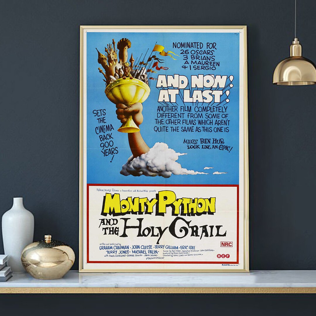 Monty Python and the Holy Grail Poster, Movie Poster, Movie Print ...