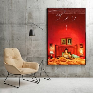 Amelie Poster, Movie Poster, Amélie Print, Canvas Film Posters Wall Art ...