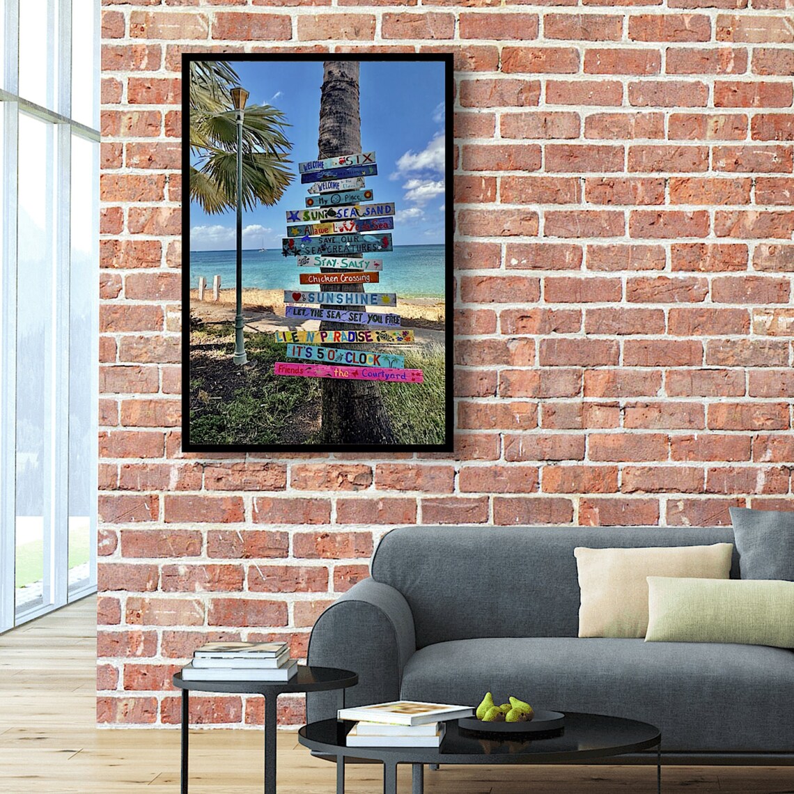 Quirky Directional Sign Wall Art Dramatic, Personally Taken Photo ...