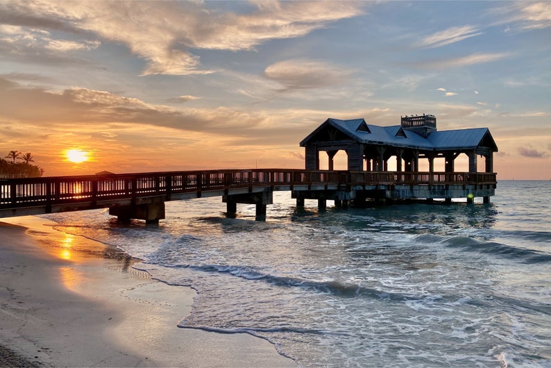 Caribbean Key West Sunrise | Unique, Personally Taken Photo of Gazebo ...