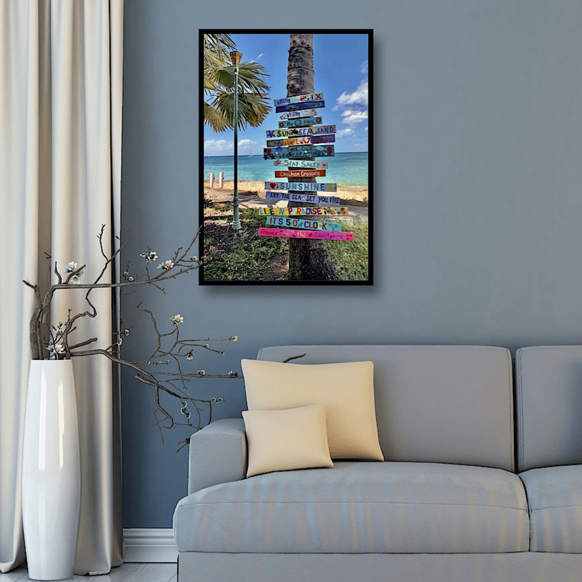 Quirky Directional Sign Wall Art Dramatic, Personally Taken Photo ...