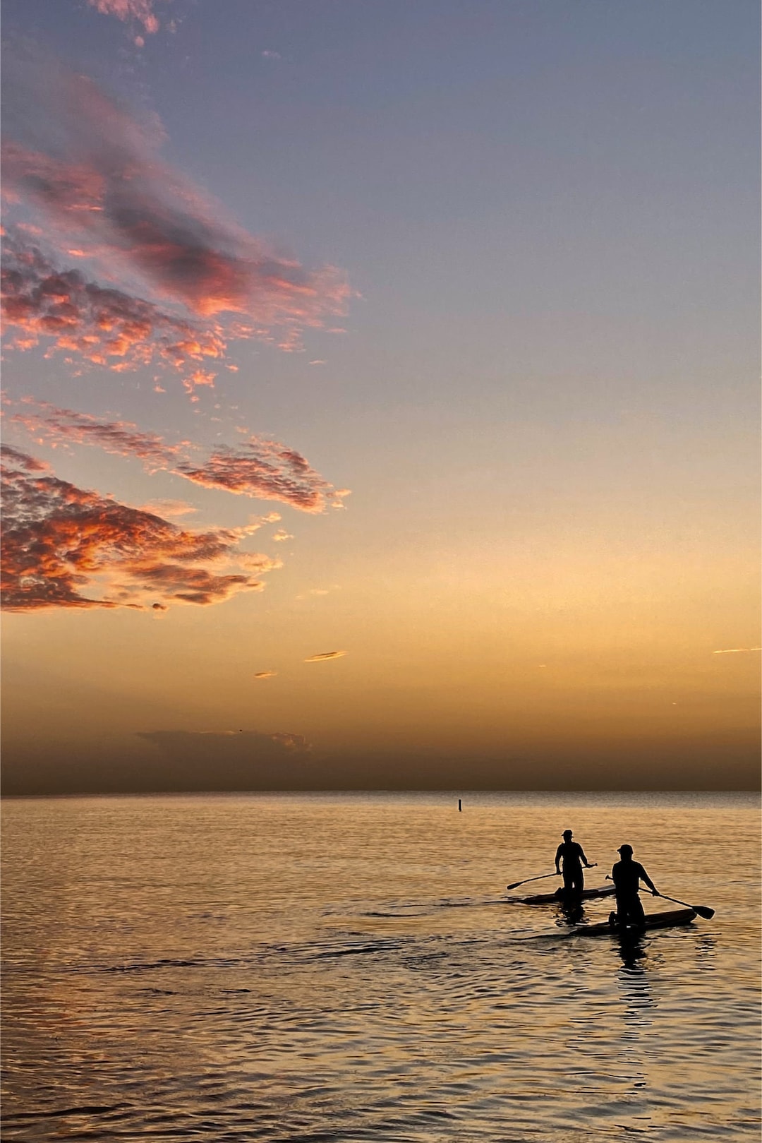 Paddleboard Coastal Wall Art | Dynamic Ocean Sunrise Decor | Meditative ...