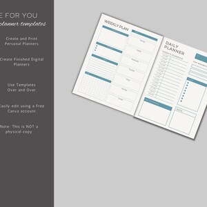 Planner Printables, Daily, Weekly, Monthly Planner Pages, Template - Etsy