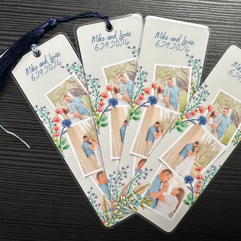 Wedding Bookmark - Etsy