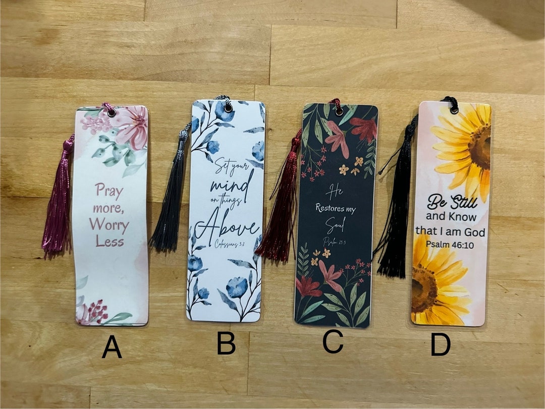 Scripture Bookmarks, Bookmarks, Bookclub Bookmarks, Book Lovers Gift ...