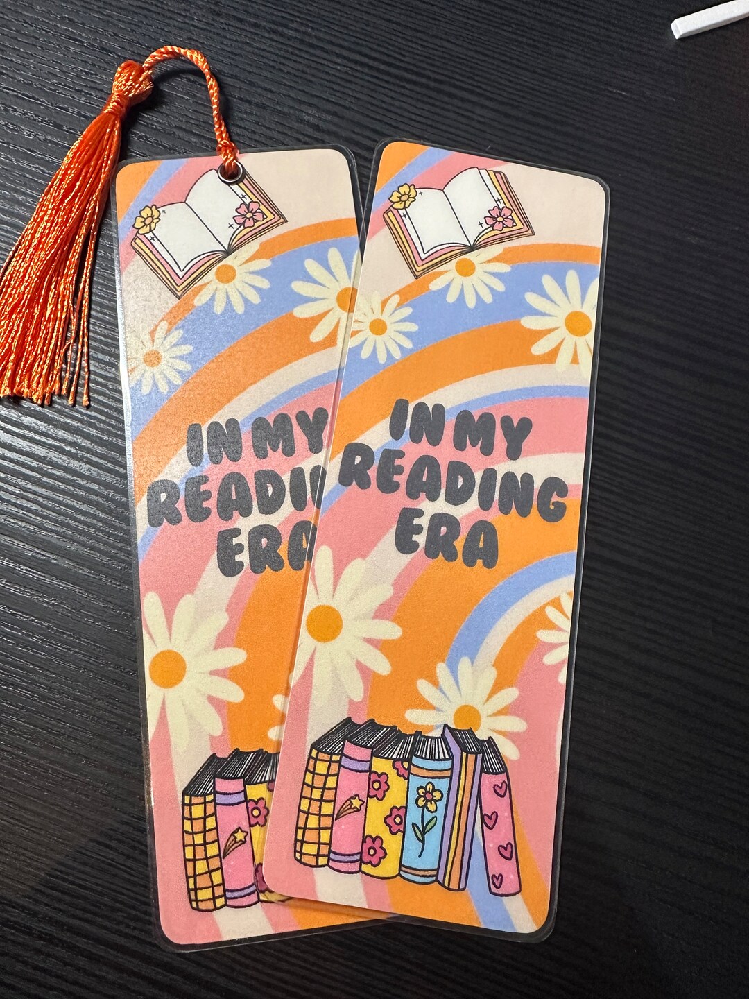 Reading Era Bookmark: Laminated Cardstock Bookmark - Etsy