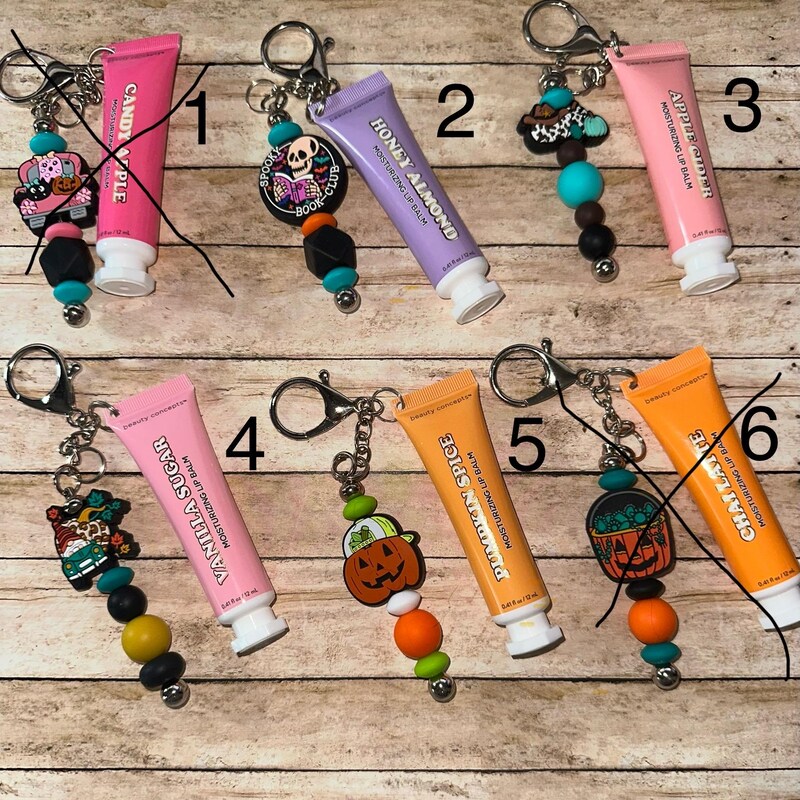 Beaded Lip Balm Charm - Etsy