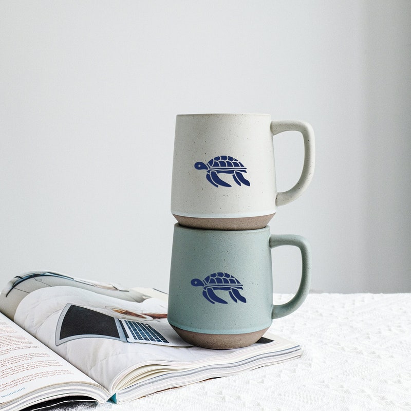 Turtle Mug - Etsy