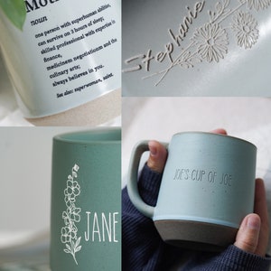 Custom Mug Actual Handwriting Ceramic Mug, Personalized Mug With Your ...