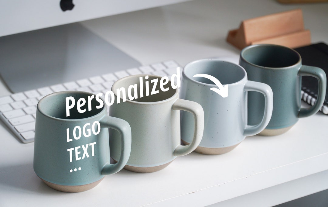Personalized Logo Coffee Mug Custom Mug Company Mug Engraved Ceramic ...