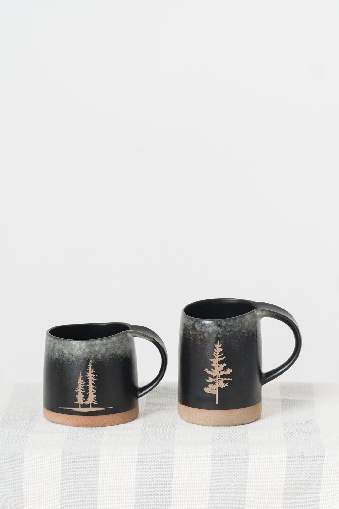 Pine Tree Coffee Mug Large Pottery Mug Christams Gifts, Christmas ...