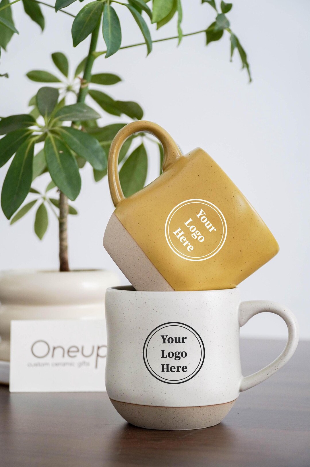 Custom Mug Logo Coffee Mug Personalized Mug, Minimalist Mug Customized ...