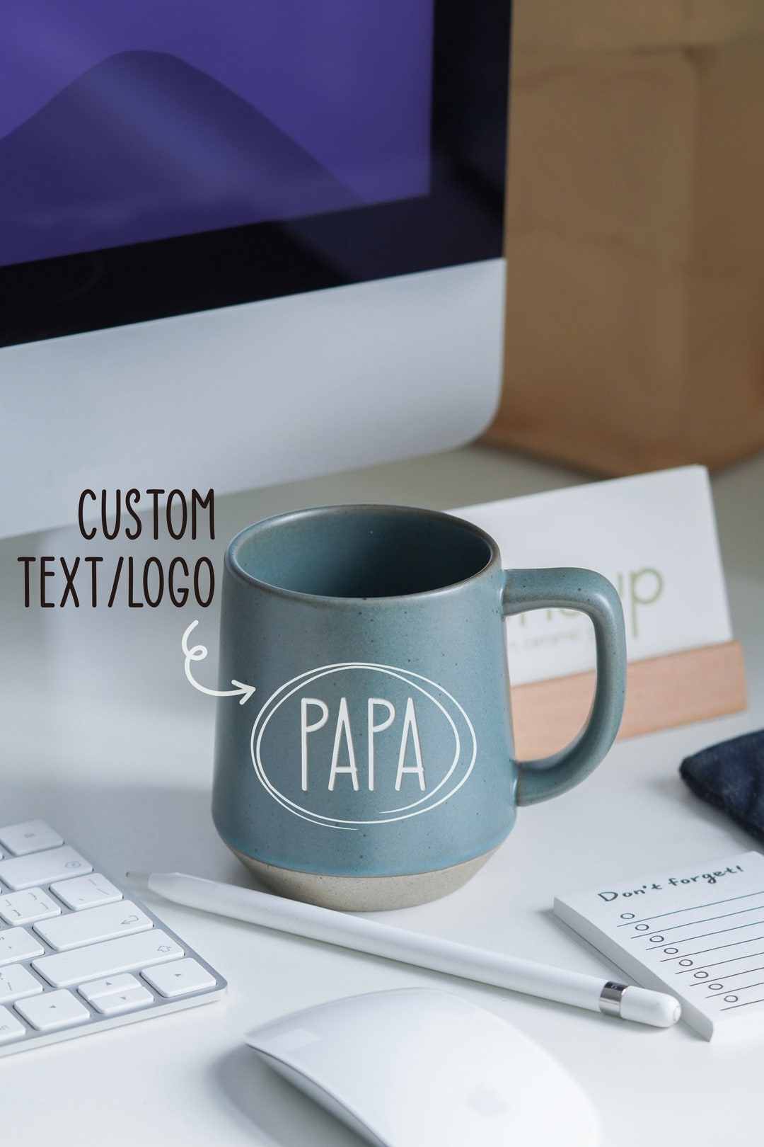 Custom Papa Mug Grandpa Mug Personalized Coffee Mug Engraved Gift for ...