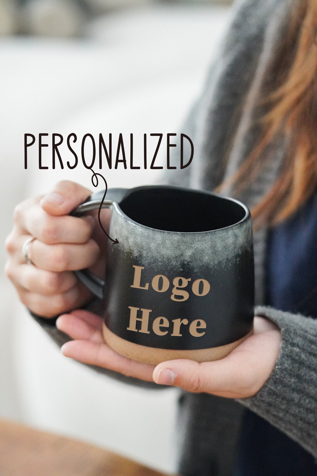Custom Large Pottery Mug Logo Coffee Mug,boss Thank You Gift ...