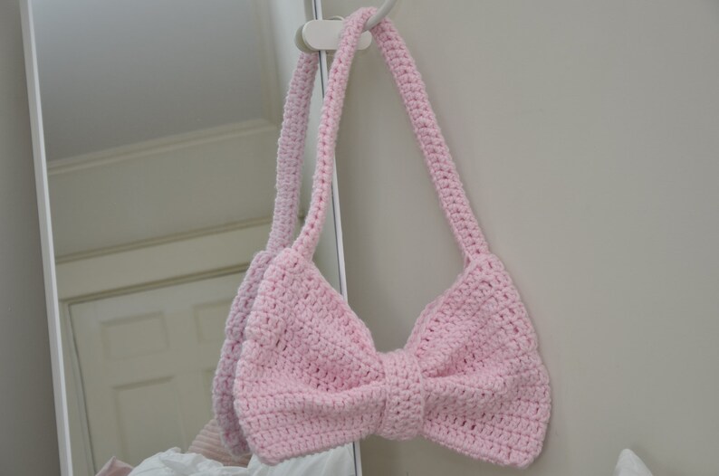 The Charlotte Crochet Bow Bag | Crochet Purse | Handmade Purse - Etsy