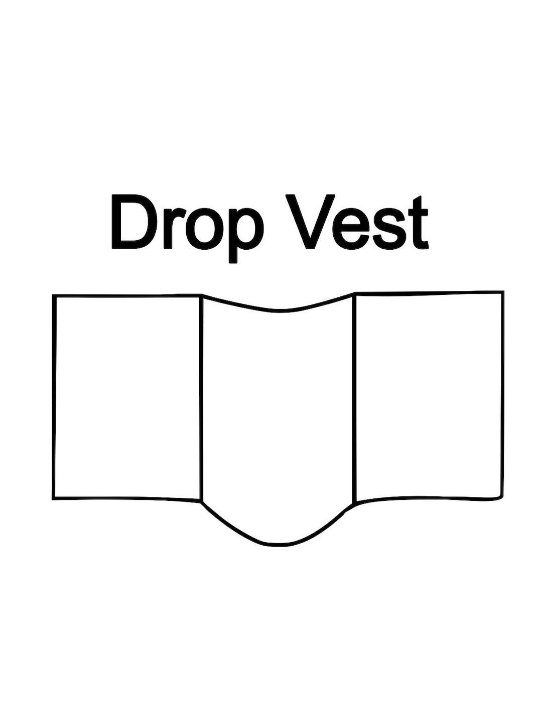 DIY Dog Vest Template: Drop Vest Style, All Sizes - Etsy