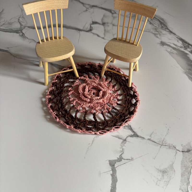 Pink Dollhouse Rug - Etsy