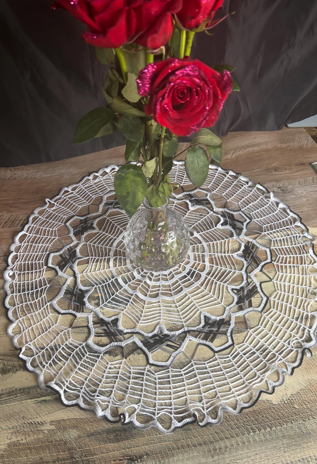 25 Inch White, Grey and Variegated Black - READY TO SHIP - Etsy