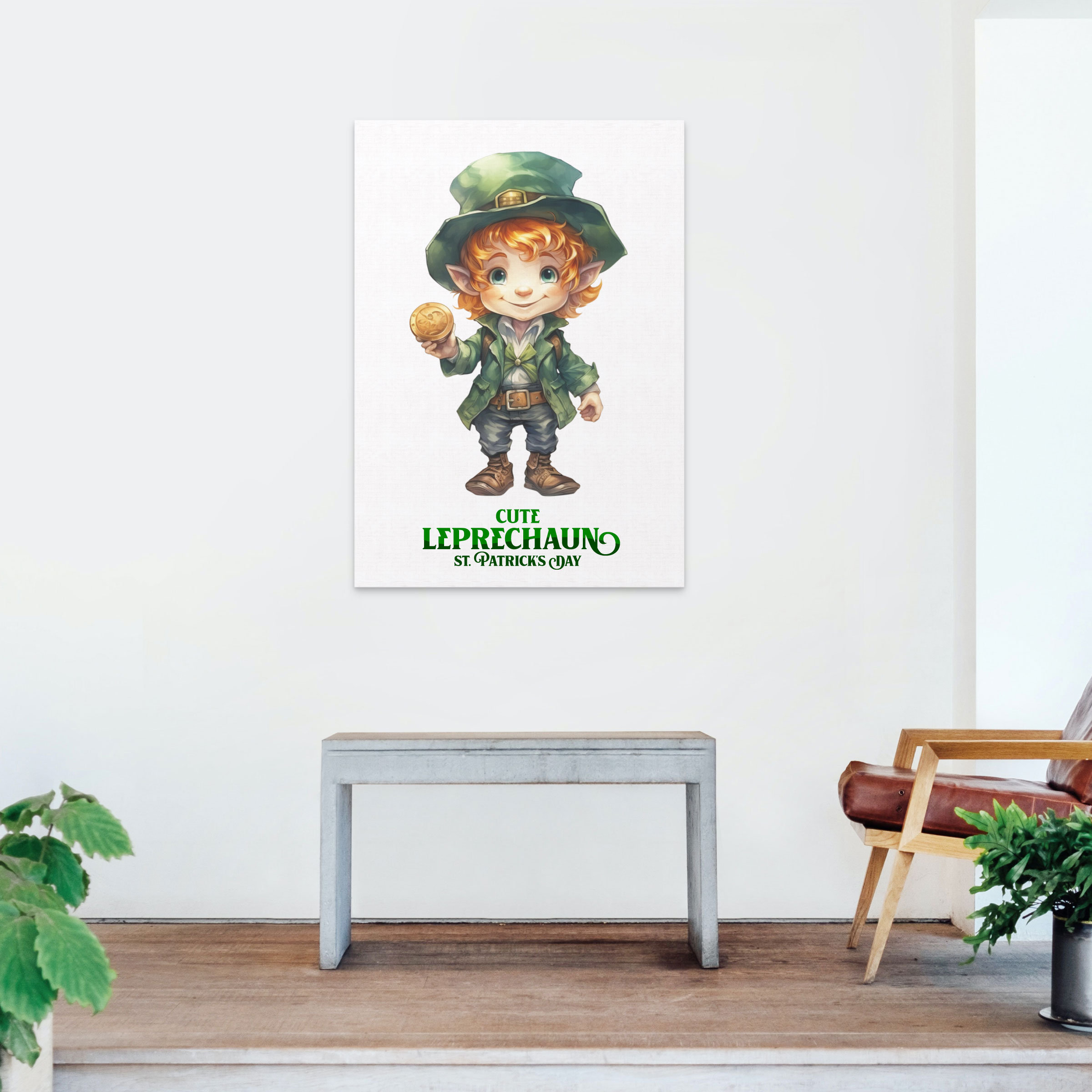 Leprechaun Watercolor PNG Clipart, Printable DIY Saint Patrick's Day ...