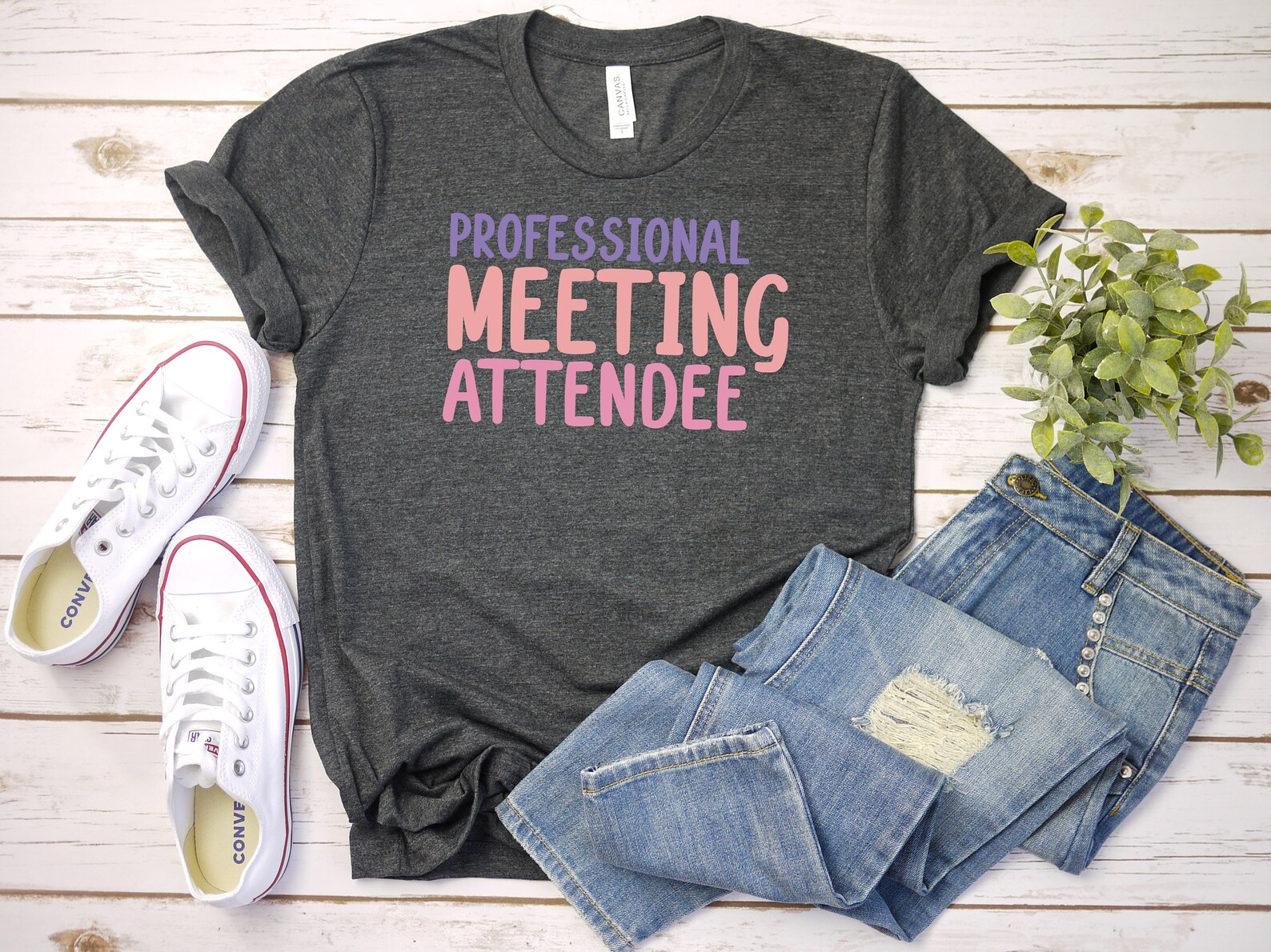 Professional Meeting Attendee T-shirt, Funny Office Tee, Corporate Joke ...