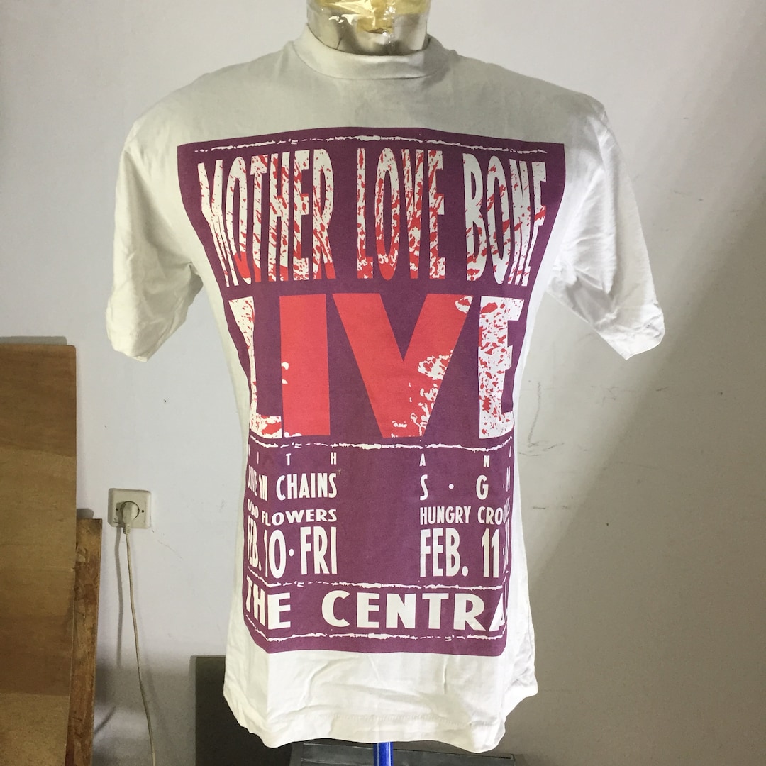 Vintage Mother Love Bone X Aline in Chain Grunge American Rock Size M ...