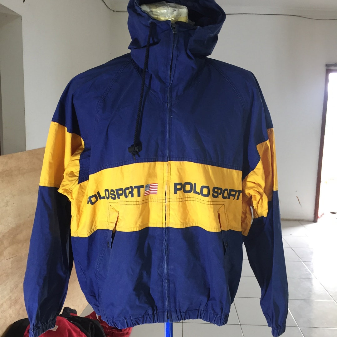 Vintage Polo Sport Ralph Lauren Polo Sport Spell Oui Hip Hop Jacket L ...
