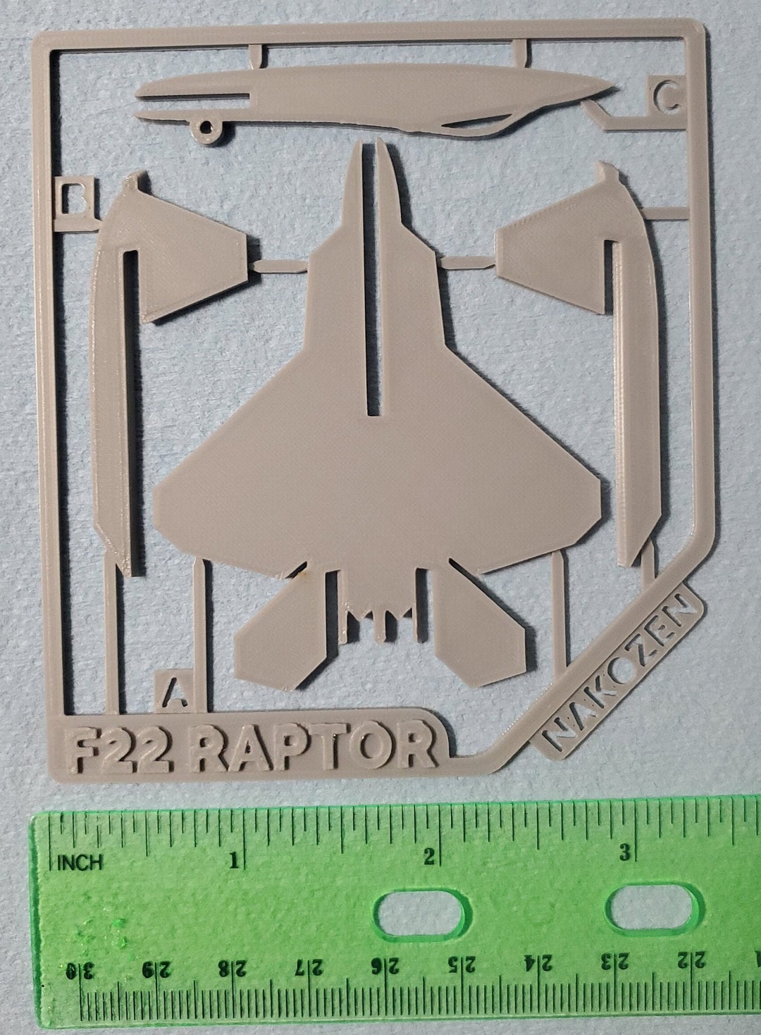 3D Printed F-22 Raptor Aircraft Kit Card Aviation Enthusiast Gift - Etsy