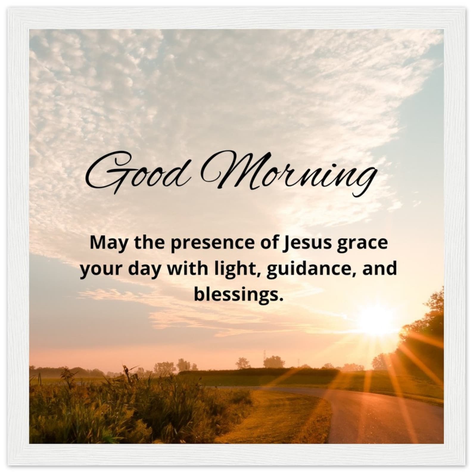 May the Presence of Jesus Be With You Christan Wall Art, Jesus Quotes ...