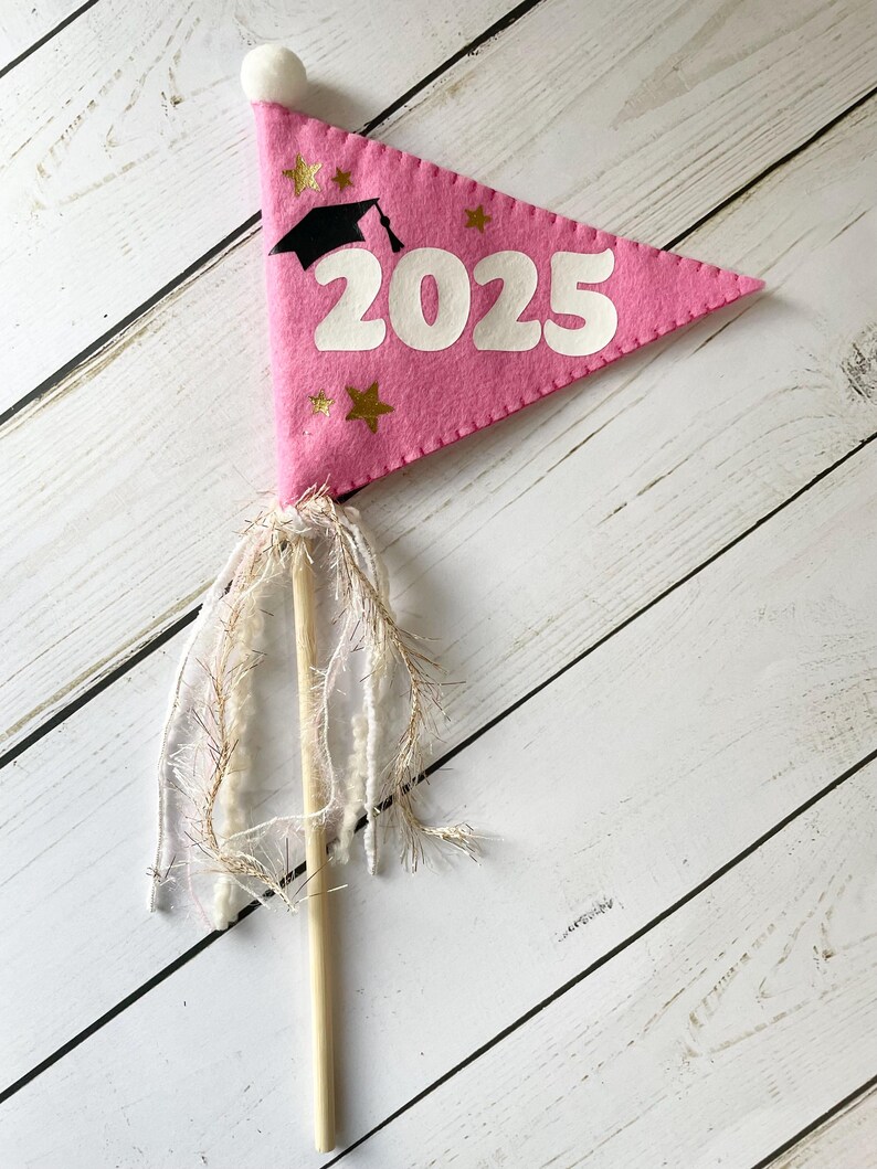 Small or Mini Graduation Felt Pennant 2025, Class of 2025 Party Decor ...