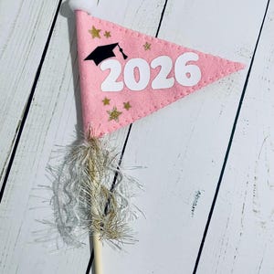 Small or Mini Graduation Felt Pennant 2026, Class of 2026 Party Decor ...