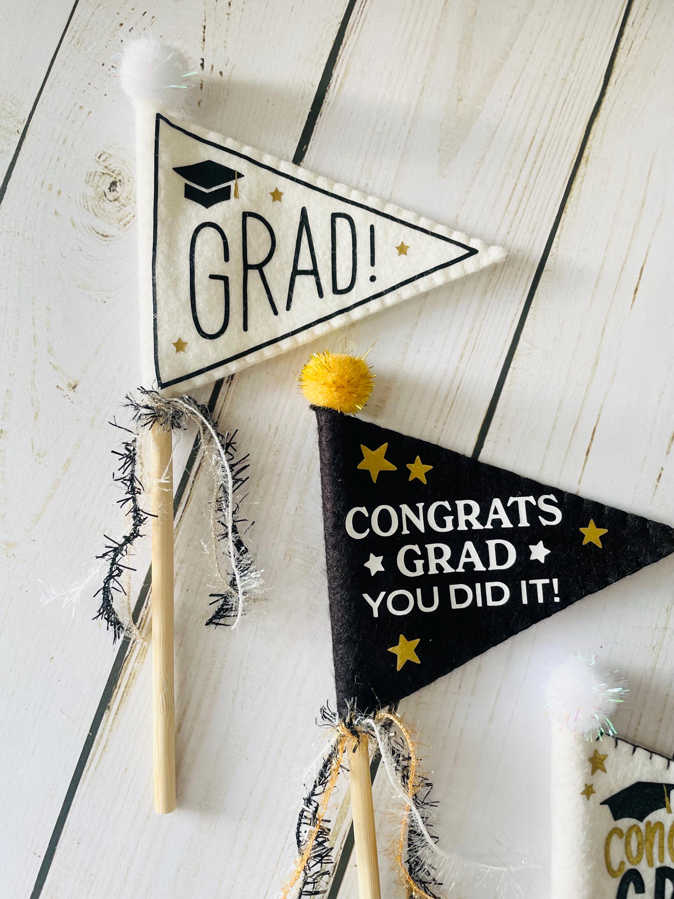 Graduation Felt Mini Pennant 2026, Class of 2026 Party Decor ...