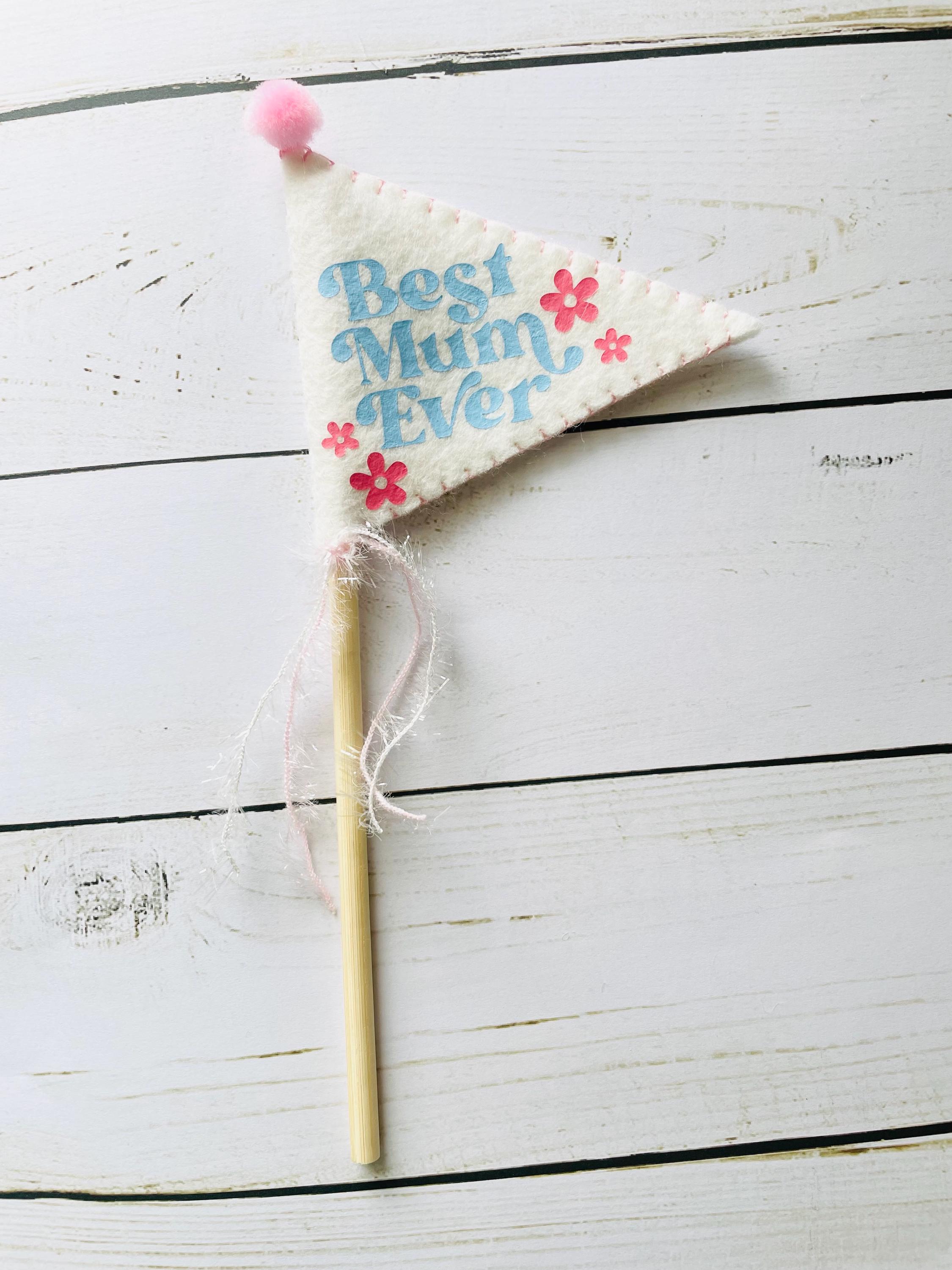 Mother’s Day Flag, Mini Felt Pennant, Mini Decorations, Mini Felt ...