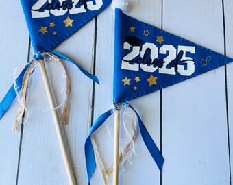 Small or Mini Graduation Felt Pennant 2026, Class of 2026 Party Decor ...