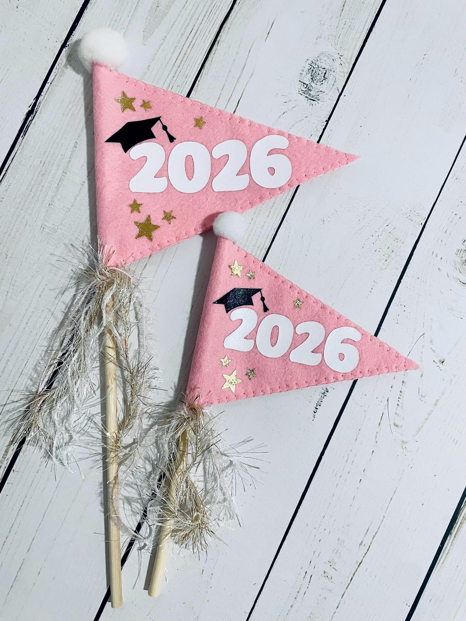 Small or Mini Graduation Felt Pennant 2026, Class of 2026 Party Decor ...