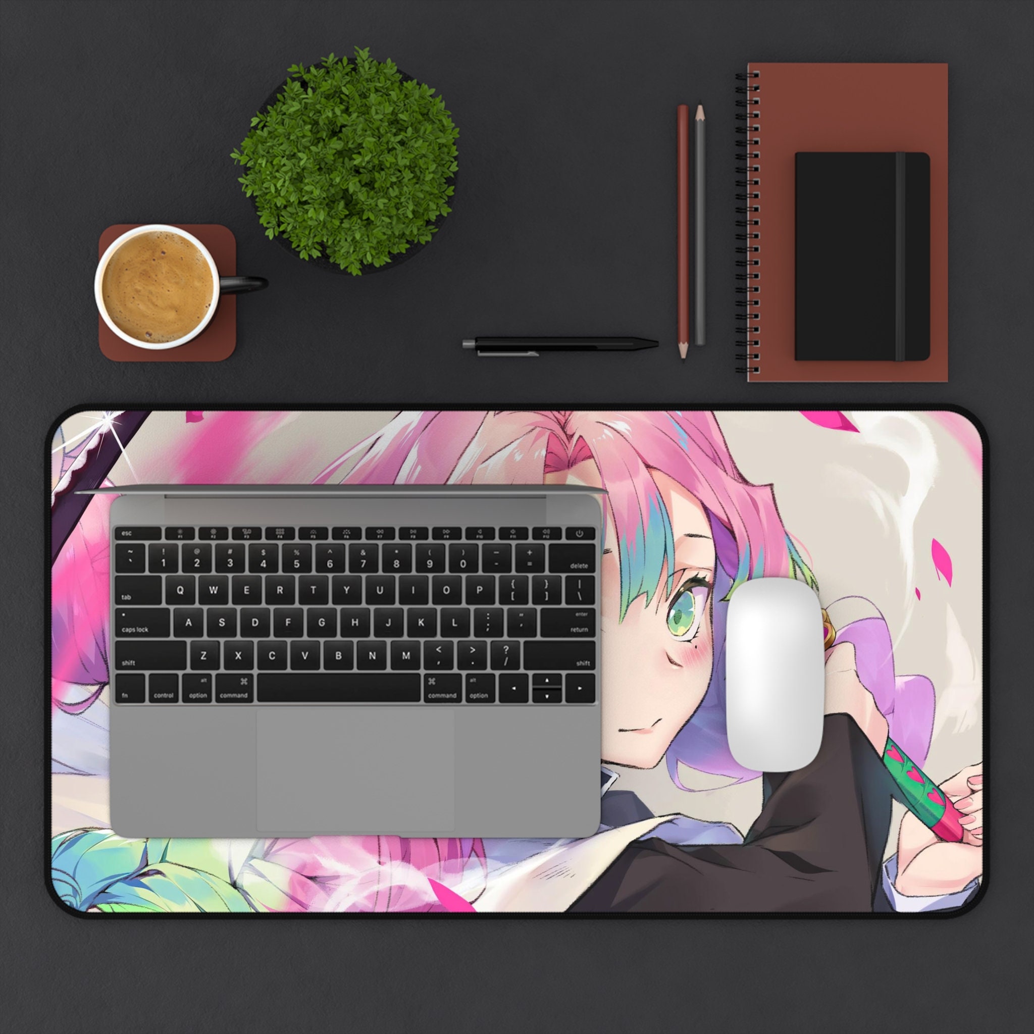 Mitsuri Kanroji V2 high-quality Desk Mat Gaming Mousepad - Etsy