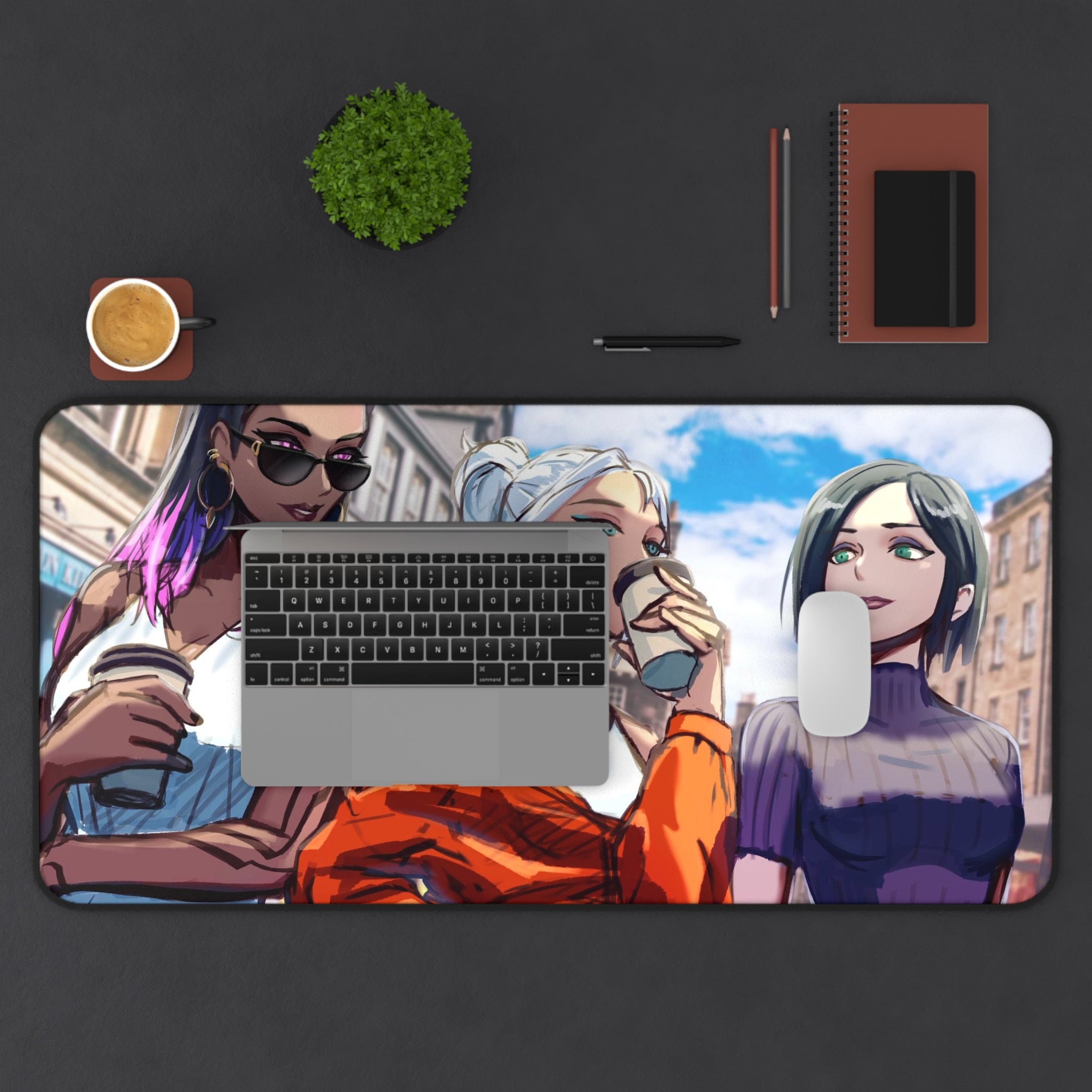 Valorant Jett + Reyna + Viper (high-quality Desk Mat & Gaming Mousepad ...