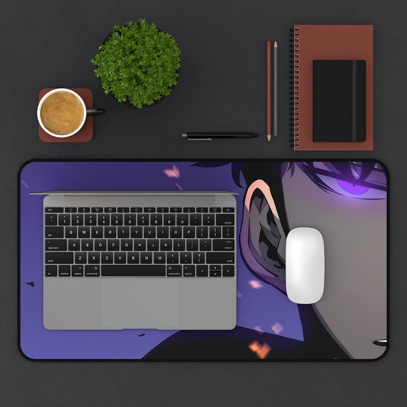 Sung Jin Woo solo Leveling high-quality Desk Mat Gaming Mousepad - Etsy