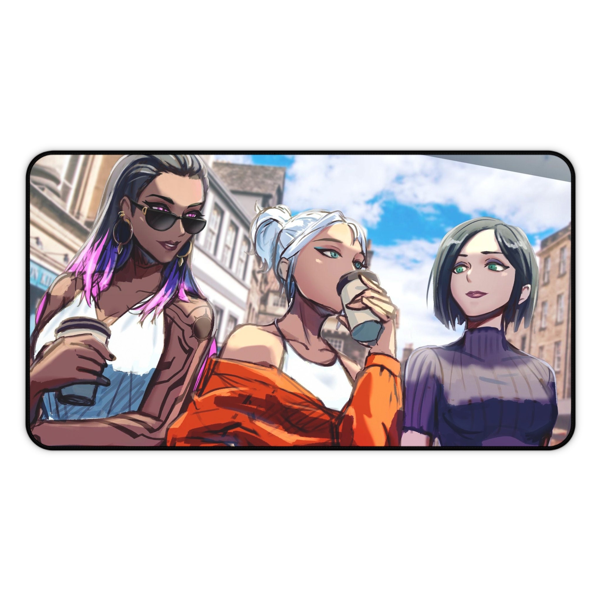 Valorant Jett Reyna Viper Desk Mat: Gaming Mousepad - Etsy