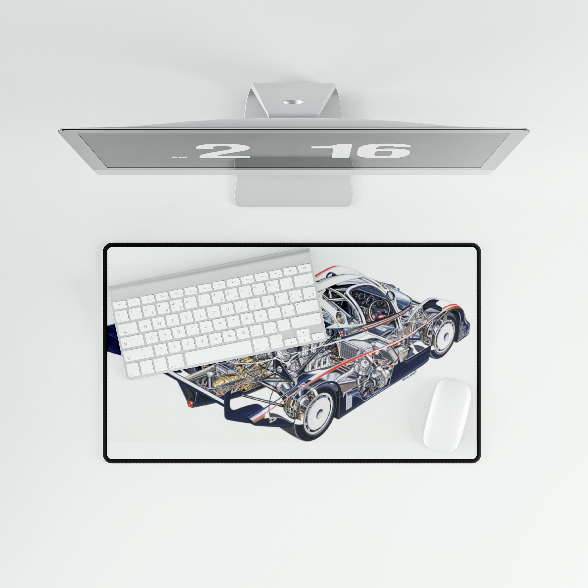 Porsche 956 Rothmans (high-quality Desk Mat) - Etsy