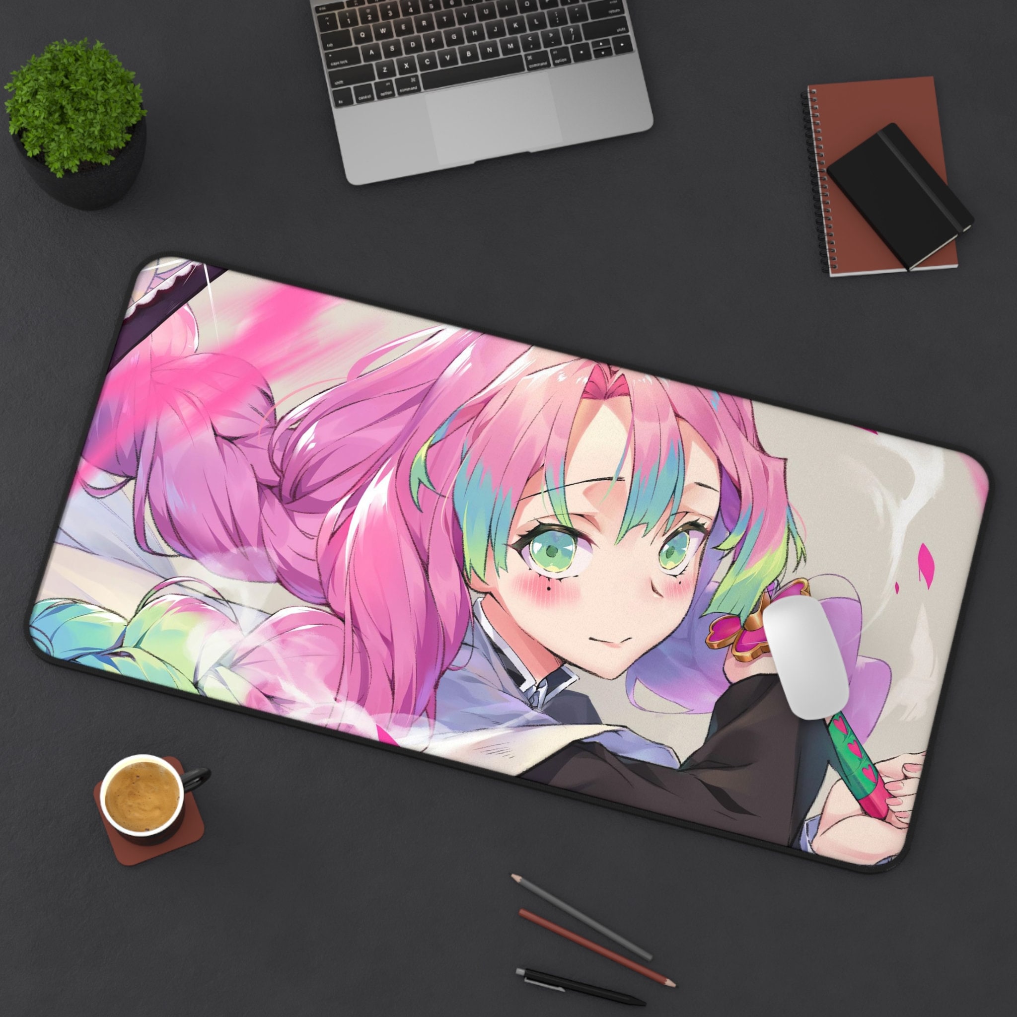Mitsuri Kanroji V2 high-quality Desk Mat Gaming Mousepad - Etsy