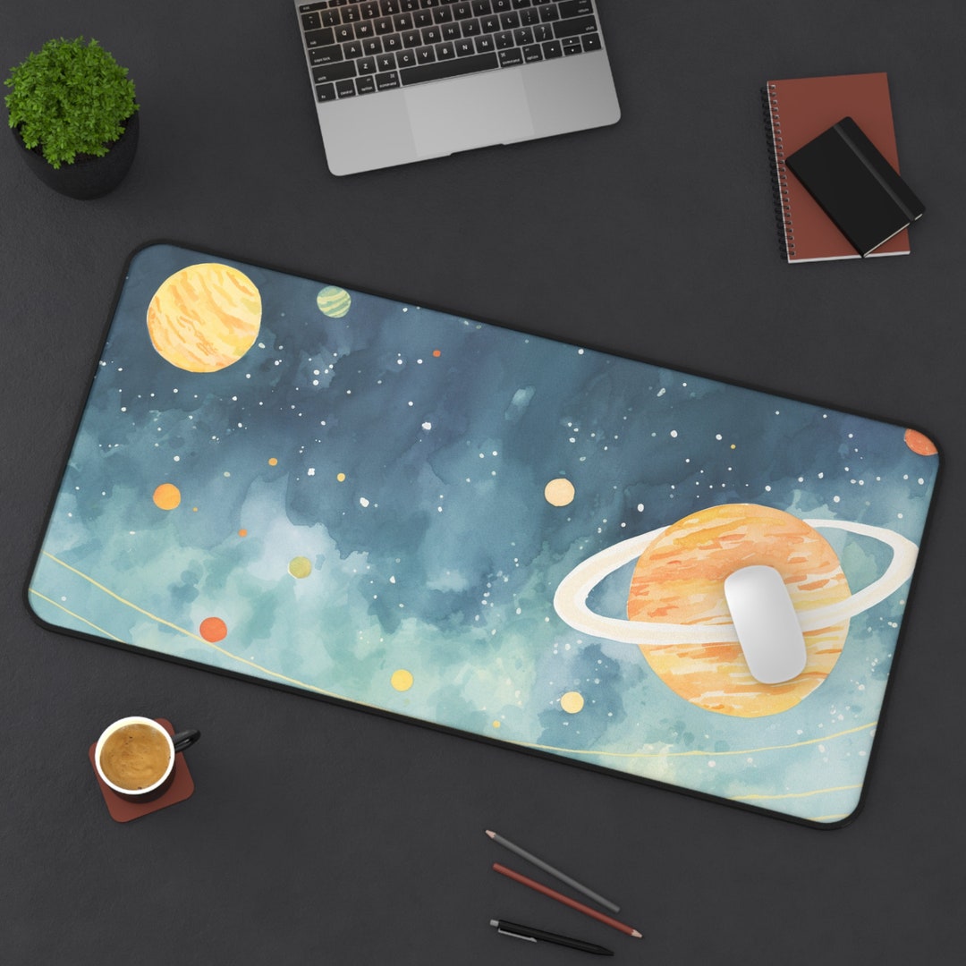 Planets (high-quality Desk Mat & Gaming Mousepad) - Etsy