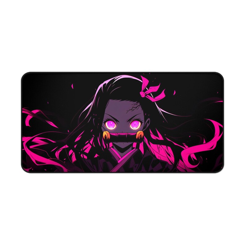 Nezuko Kamado Desk Mat: Anime Gaming Mousepad - Etsy