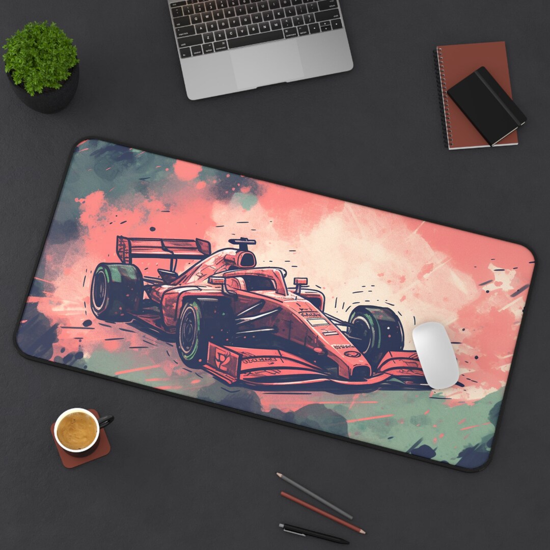 Ferrari Inspired Desk Mat: Racing Car Gaming Mousepad - Etsy