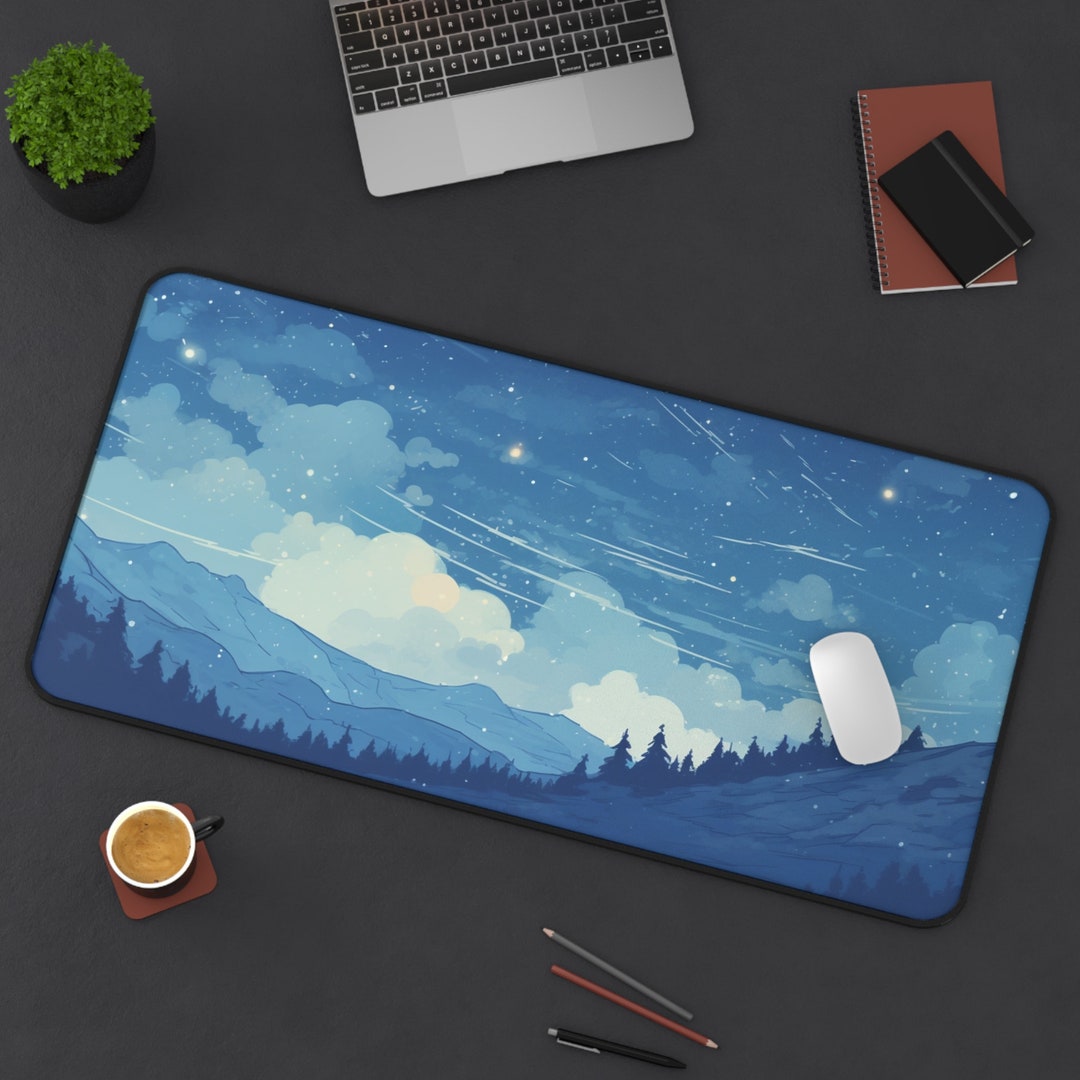 Stargazing Desk Mat Gaming Mousepad - Etsy