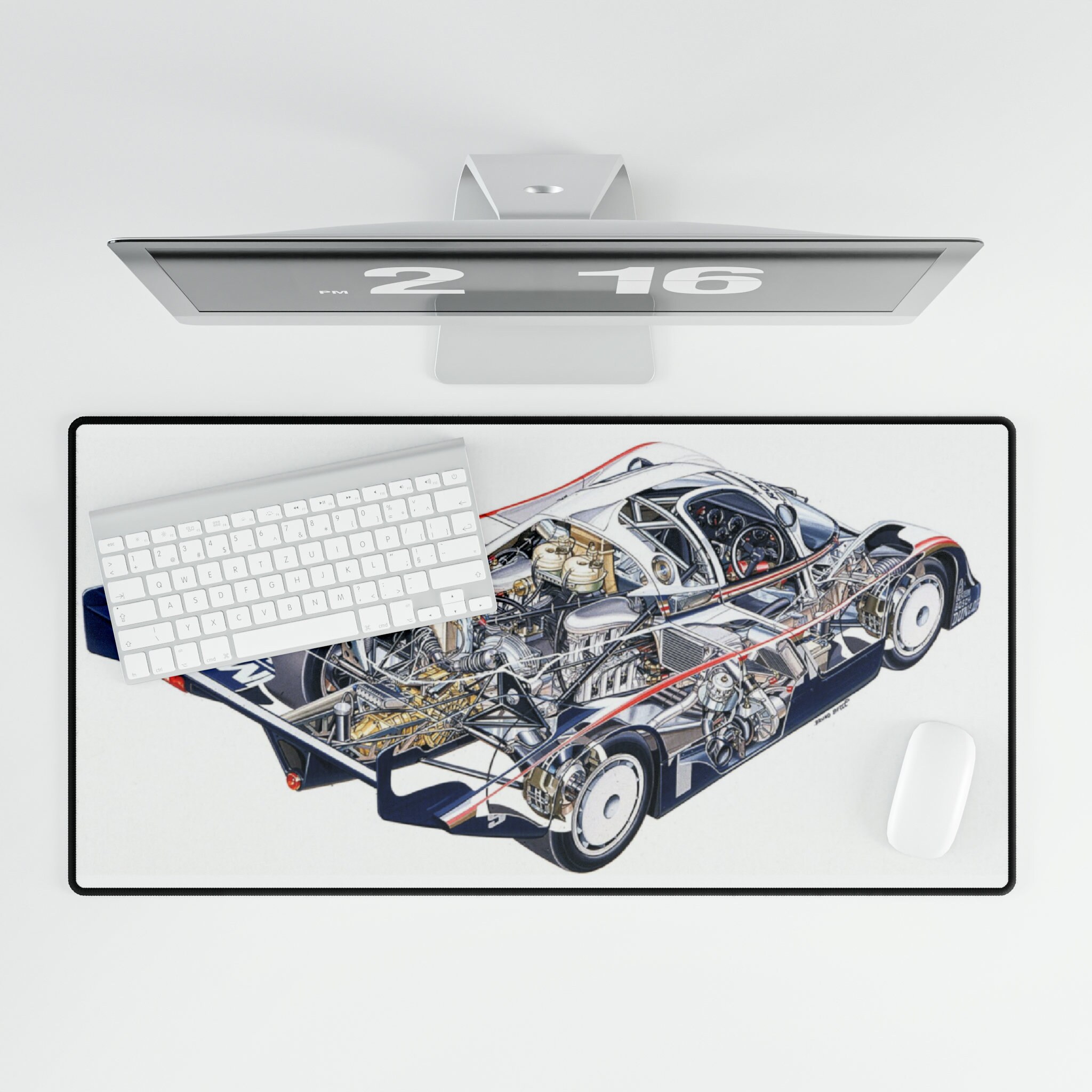 Porsche 956 Rothmans (high-quality Desk Mat) - Etsy